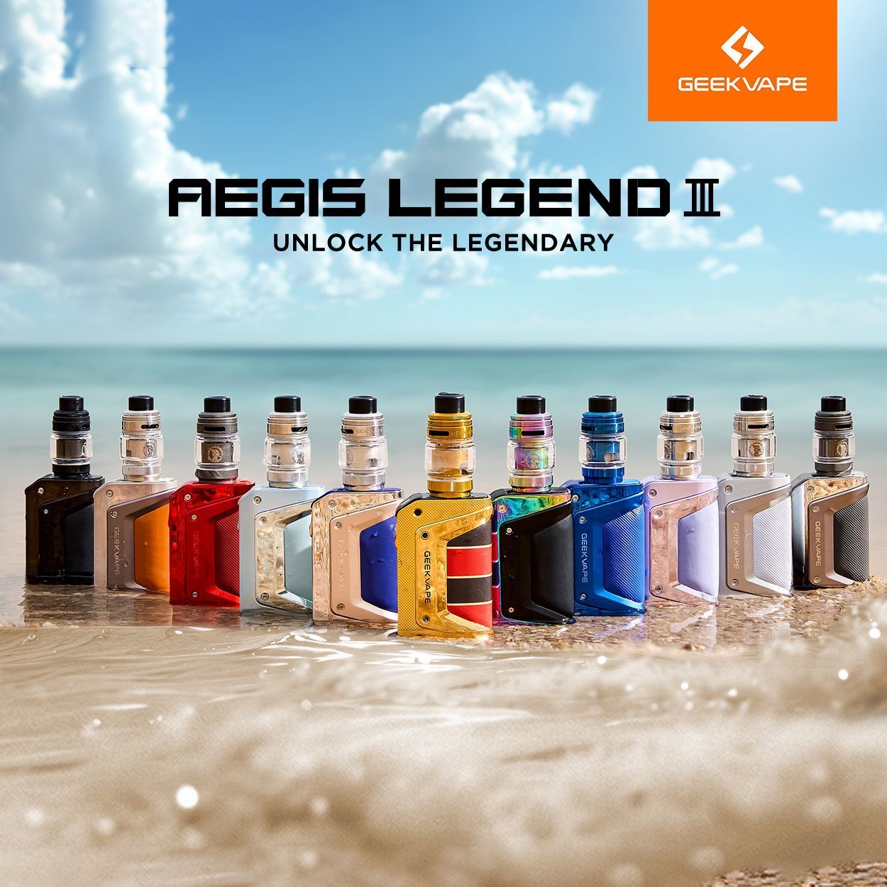 GeekVape Aegis Legend III Kit, aegis legend 3, z fli tank, z series ...