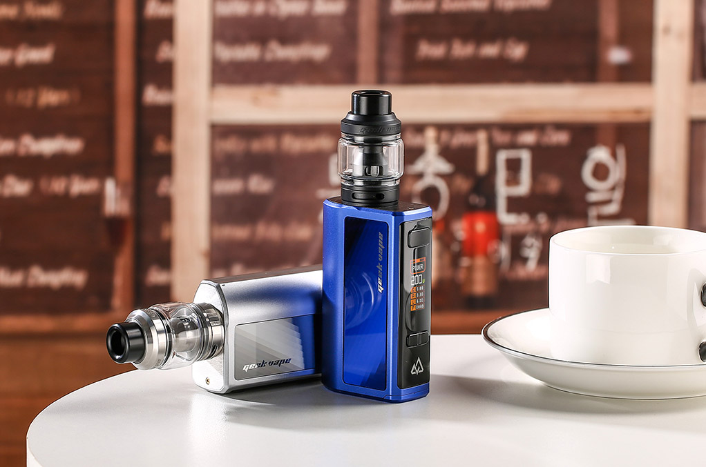 GeekVape Obelisk 200 Kit, z series coils, dual 18650, dual battery