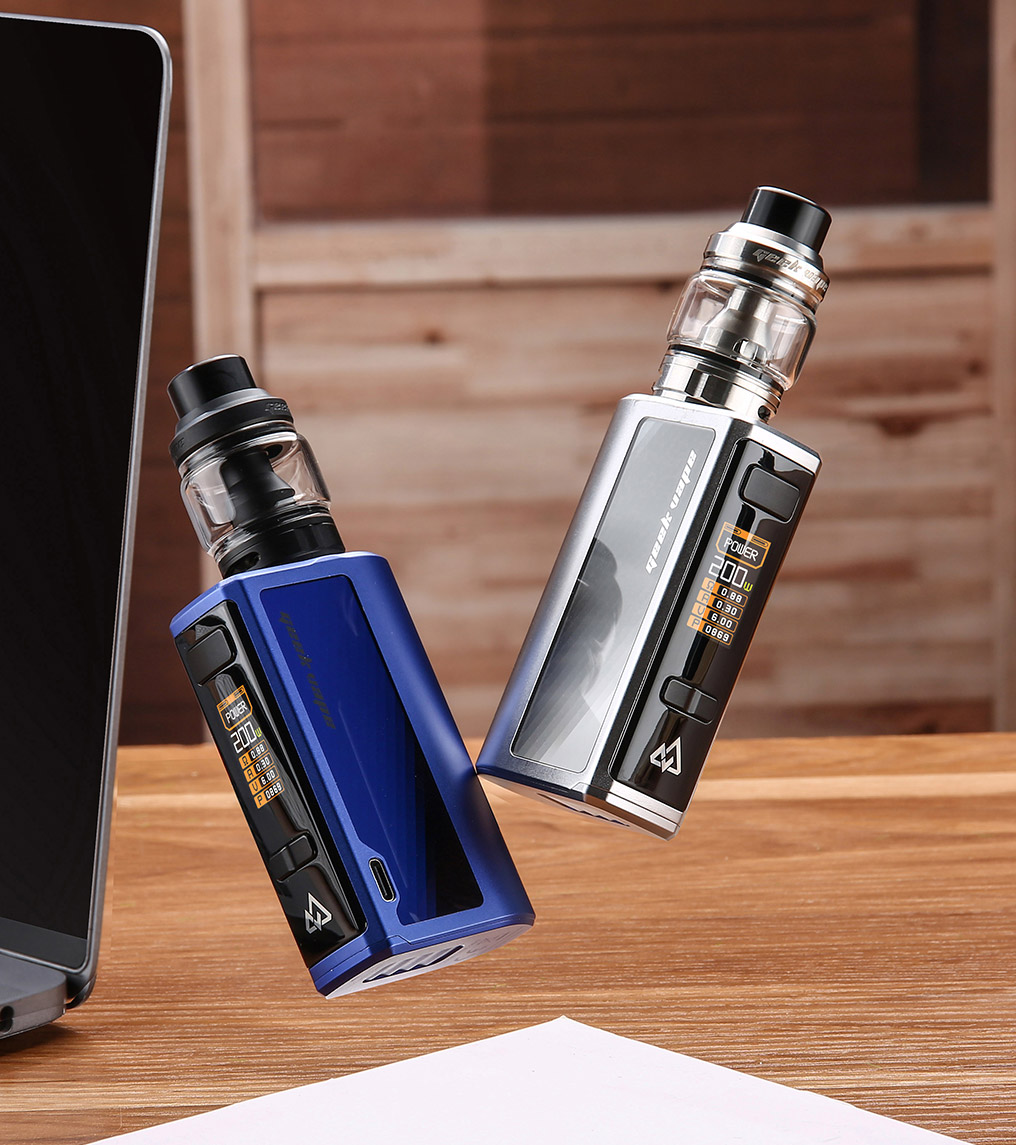 GeekVape Obelisk 200 Kit, z series coils, dual 18650, dual battery