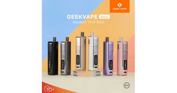 GeekVape Soul Kit, soul cartridges 2pk, internal battery