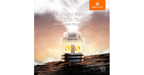 GeekVape Tsunami Reborn Z RDA Tank, rebuildable, diy, bf pin, squonk