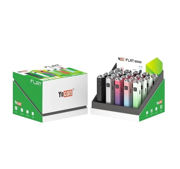 Yocan Flat Battery 20pc Display Box, thc, , concentrates, 510 ...