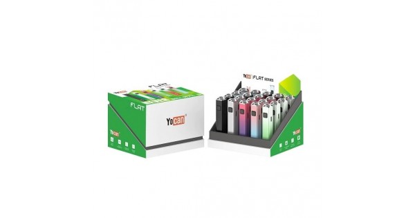Yocan Flat Battery 20pc Display Box, thc, , concentrates, 510 ...