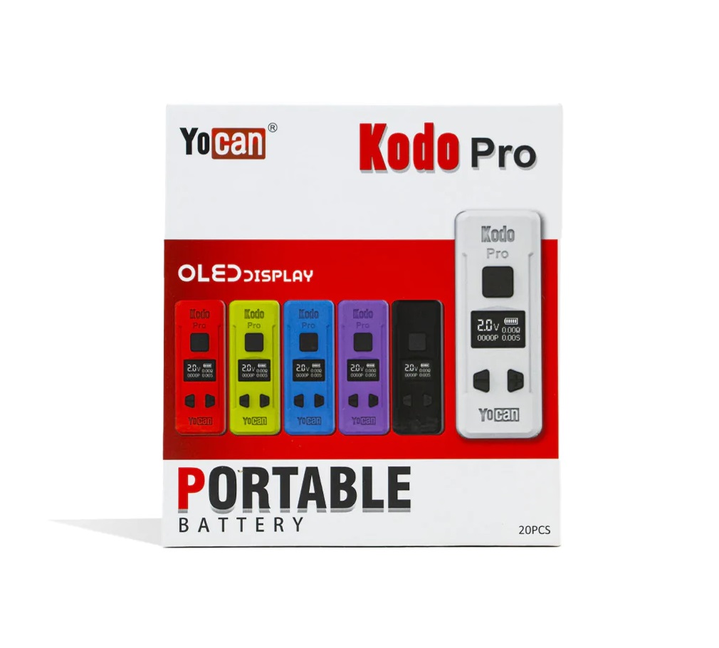 Yocan Kodo Pro Portable Box Mod 20pk Display, thc, wax, dab ...