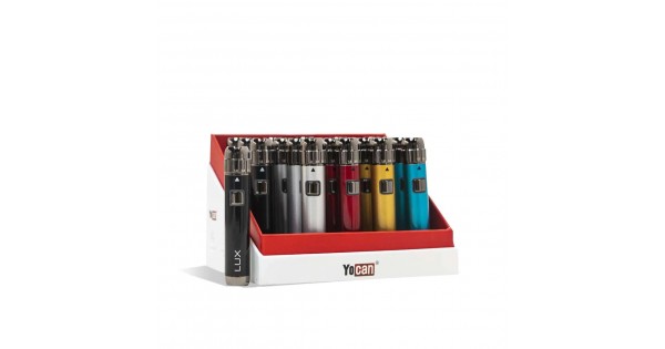 Yocan LUX Battery 20pc Display Box, thc, , concentrates, 510, cartridge ...