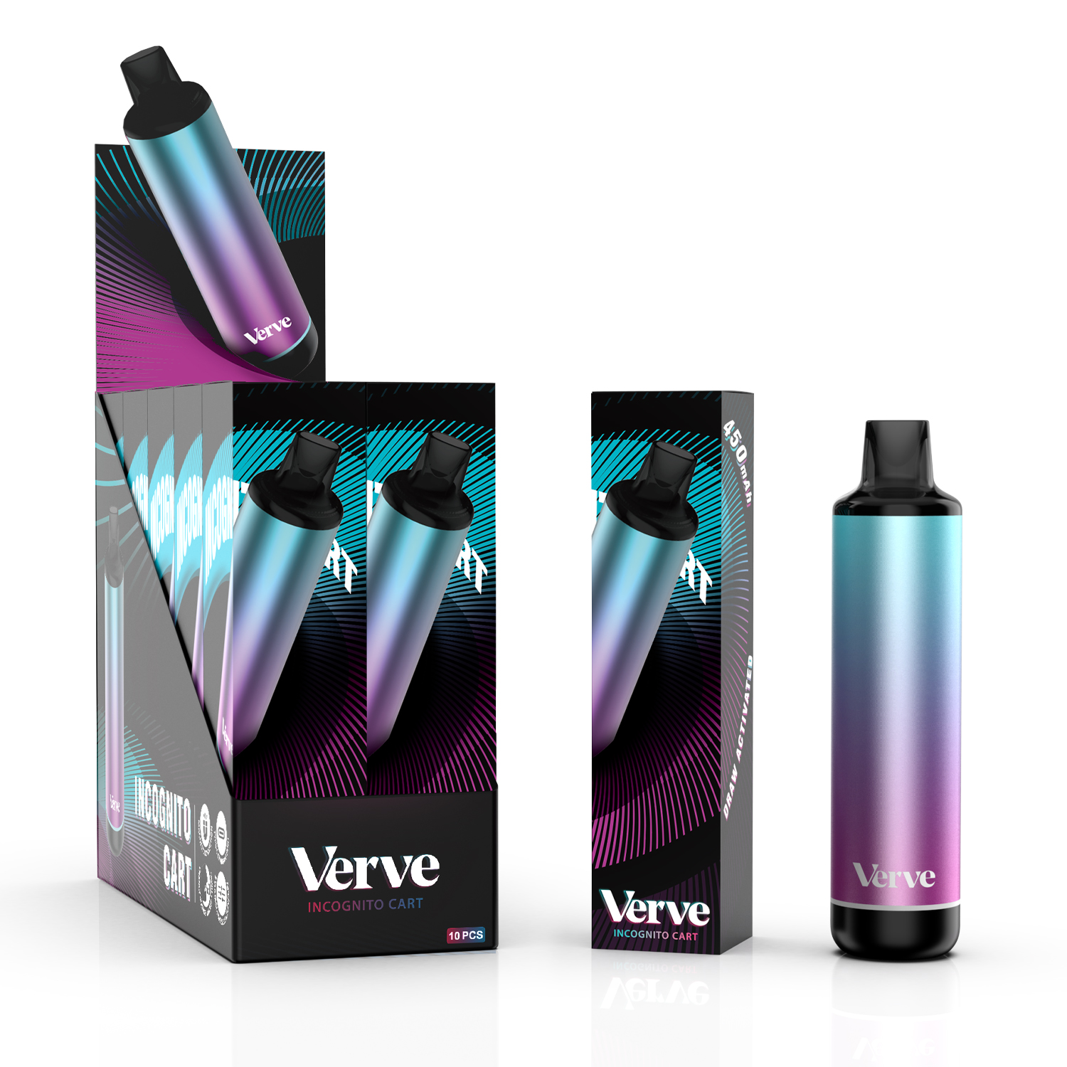 Yocan Verve Incognito Carto Battery, thc, , wax, dab, concentrates, 510 ...